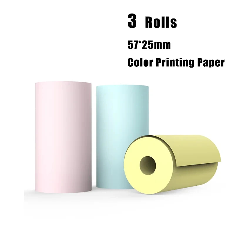 【New-store】 Thermal Paper Mini Printer Label Sticker adhesive Printing ...
