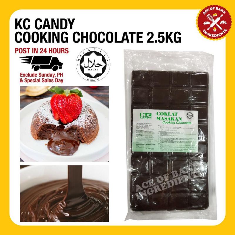 KC Candy Cooking Chocolate / Coklat Masakan 2.5kg | Lazada