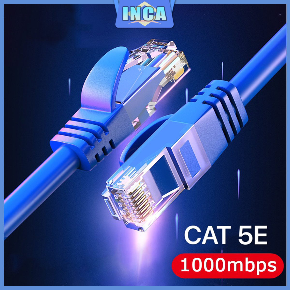 【Ready stock】INCA 5M/10M/15M/20M/30M CAT5 Ethernet Internet RJ45 Cable, Lan Cable, Router and ...