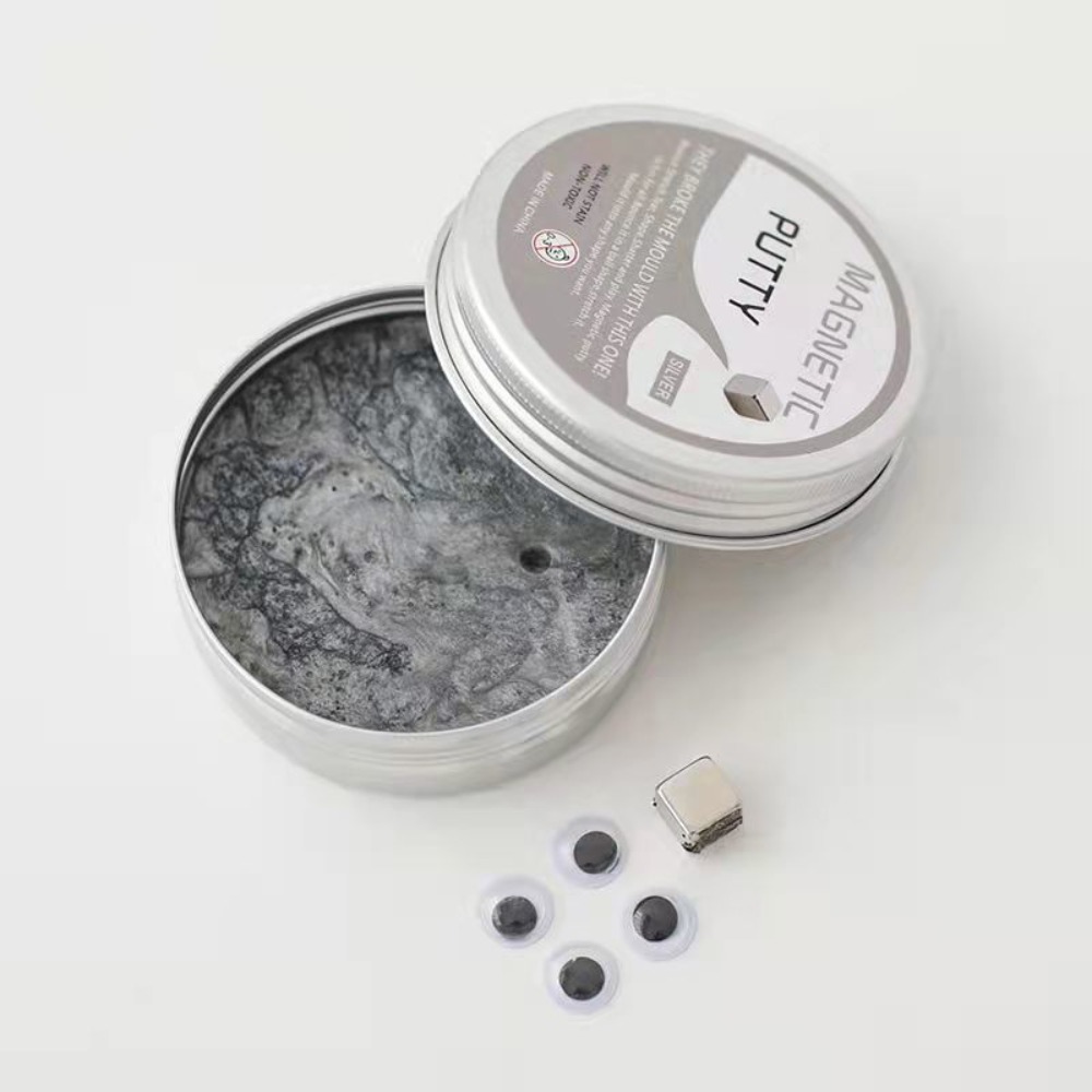 Plasticine Rubber Toys Resin Magnetic Bouncing Mud Ferrofluid Colored ...