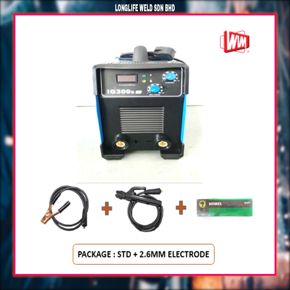 [SINGLE PHASE] WIM IG300S SMAW/ARC/ELECTRODE WELDING MACHINE C/W EARTH ...