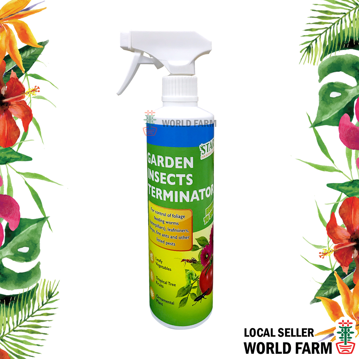Garden Insects Terminator, Spinosad Pesticide / Insecticide Spray ...
