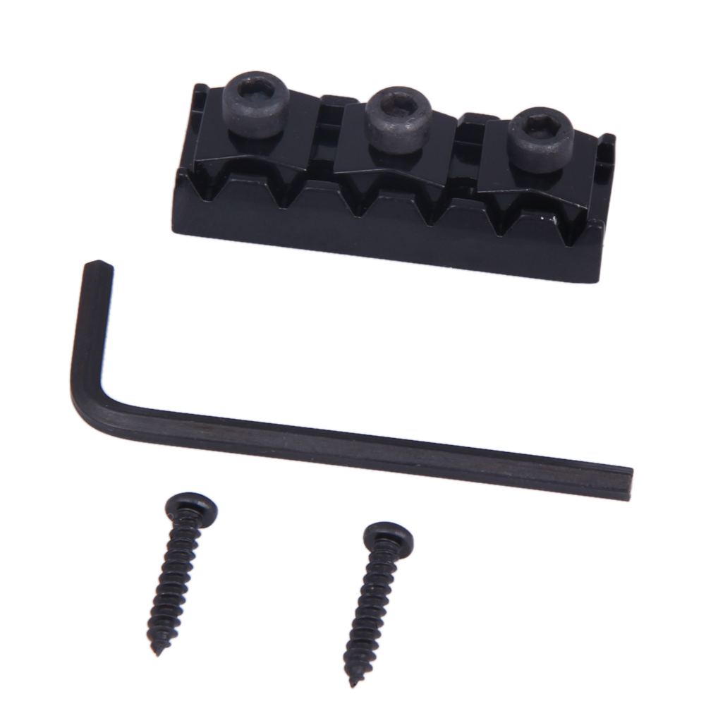 42.2mm Guitar Locking Nut String Lock Zinc Alloy Double Rocking Guitar ...