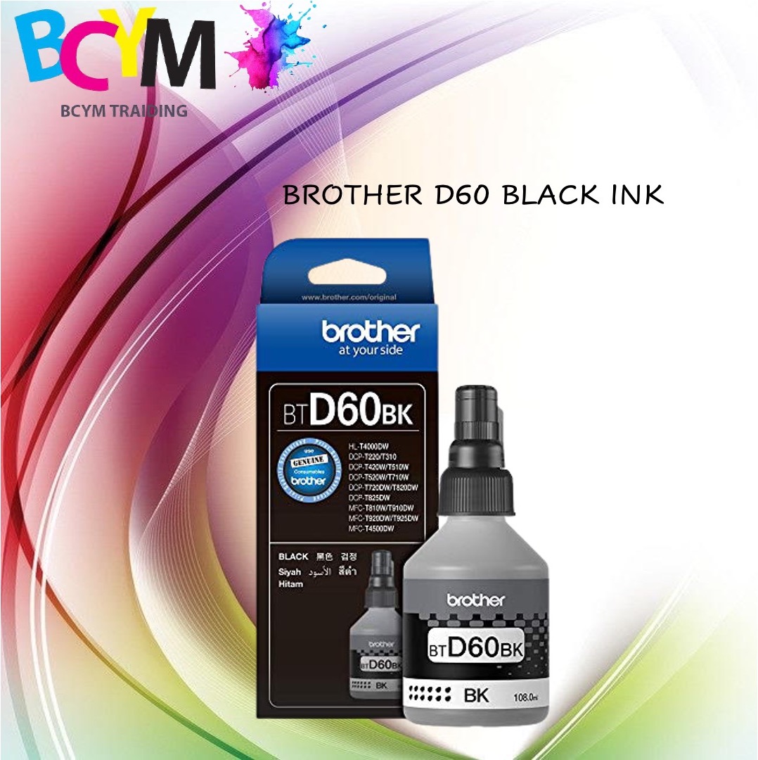BROTHER BT-D60 Black Original Ink Bottle D60 | Lazada PH