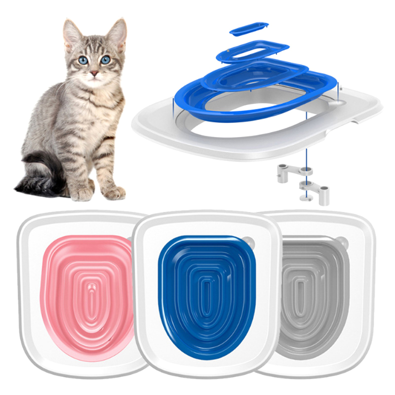Cat Toilet Training Kit Reusable Puppy Cat Litter Mat Cat Toilet ...