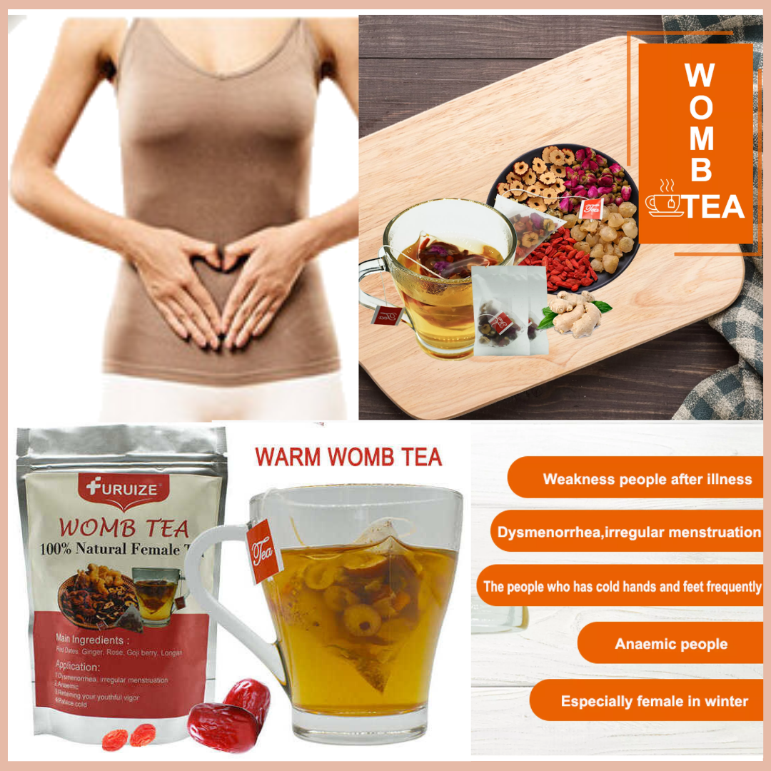 Natural Herbal Tea Drink Womb Detox Tea For Irregular Menstruation ...
