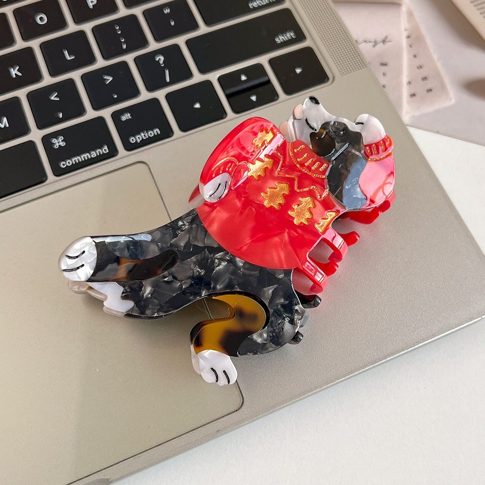 ANGY อะซิเตท กรงเล็บขนสุนัขสัตว์ ลูกสุนัขลูกสุนัข ดัชชุน กิ๊บติดผมปี ...