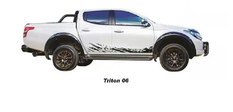 Mitsubishi Triton Original Design Side Body Sticker - 6 Designs | Lazada