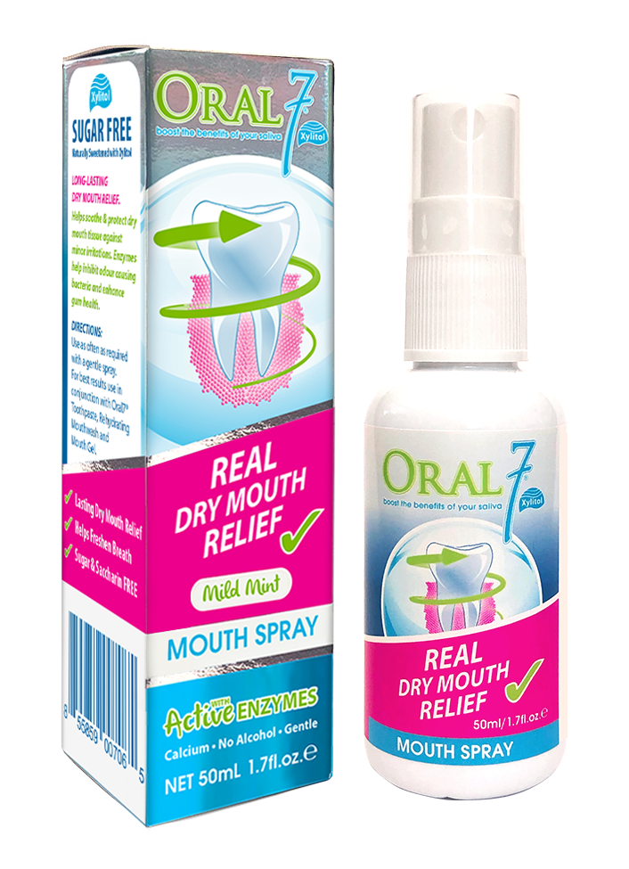 Oral 7 Mouth Spray 50ML - For dry mouth, helthy gums, HFMD in kids ...