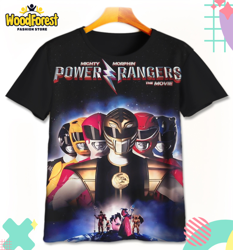 Kaos Anak Anime Power Rangers v4 Baju Film Animasi Kartun Anak Anime ...