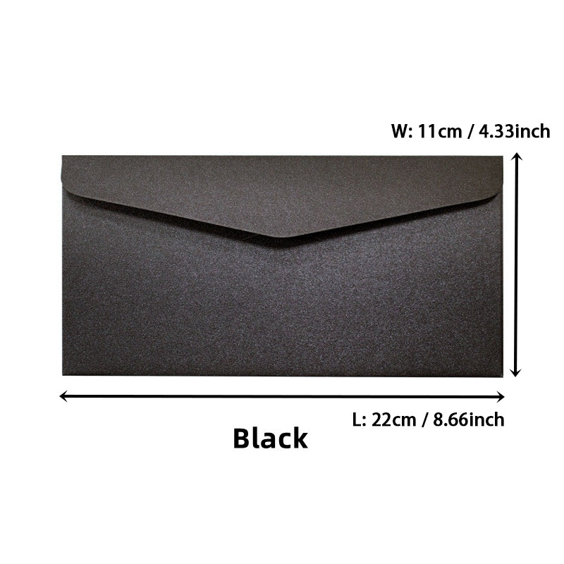 250gsm Thick Envelope for Money Wedding Invitation Pearl envelope 8x4 ...
