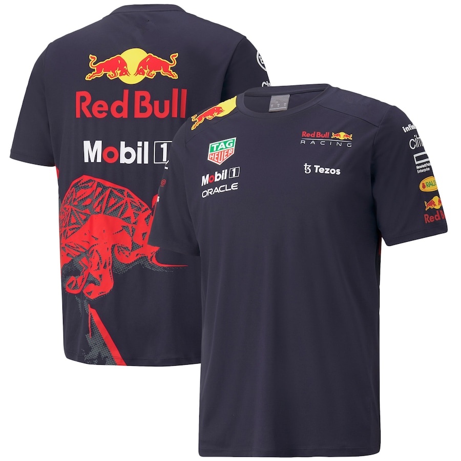Popular 2022 2023 Oracle Red Bull Racing F1 Team Polo Shirt Jersey BIG ...
