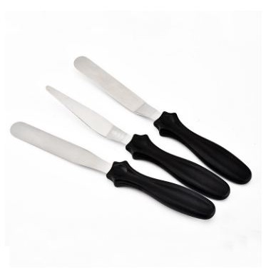 Spatula Buttercream Set 3pcs / Icing Spatula Poles Set 3in1 Buttercream ...