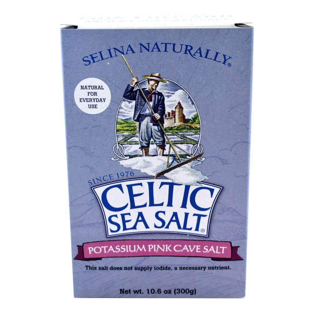 Celtic Sea Salt Pink Potassium Cave Salt 10.6 Oz (300 G) – Extra Fine ...