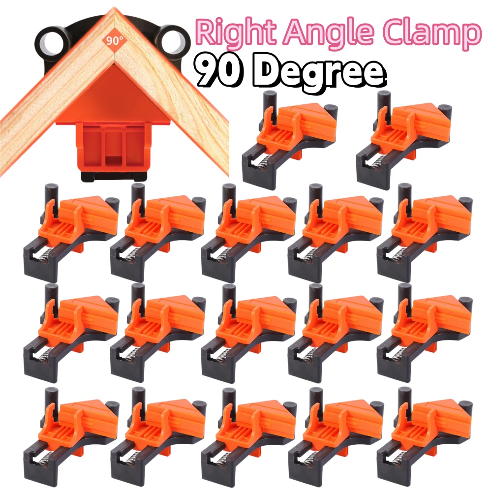 Wood Angle Clamps 90 Degrees Woodworking Corner ClampRight Clips DIY ...