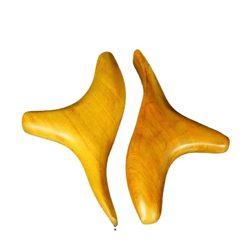 Tanggeri Fashion Wooden Triangle Massage Stick Board Trigonometric Foot ...