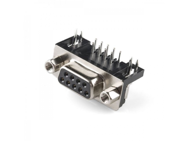DB9 FEMALE 9-PIN RIGHT ANGLE PCB MOUNT CONNECTOR | Daraz.pk
