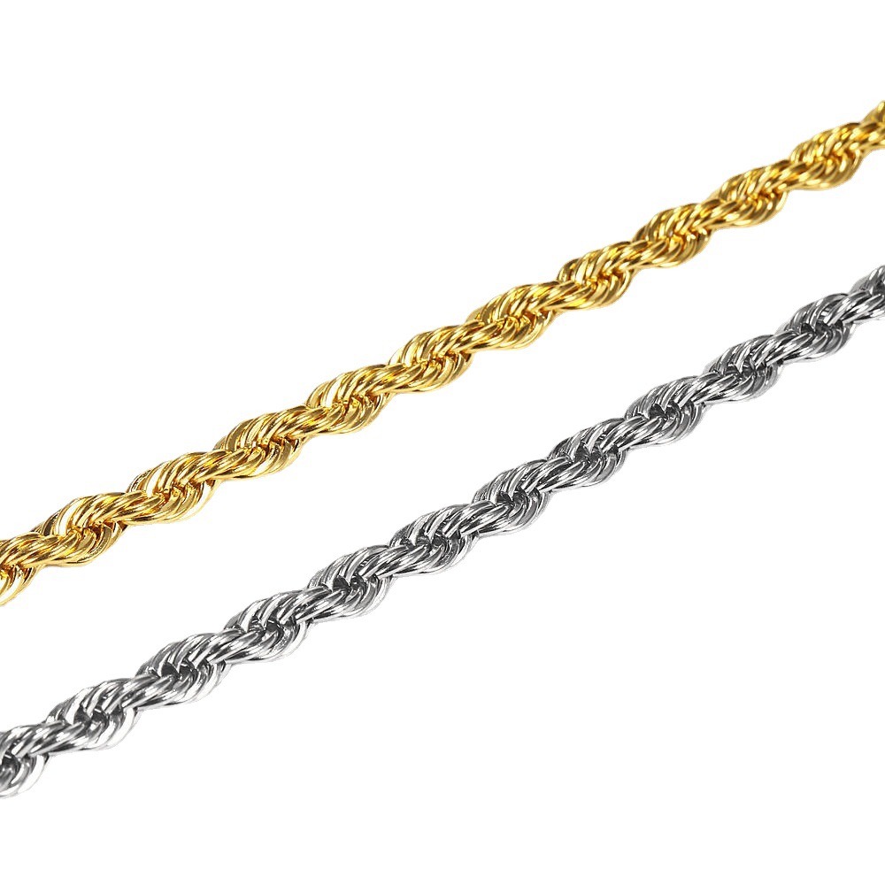 【Clearance Markdowns】Fashion Stainless Steel Twist Chain Necklace ...