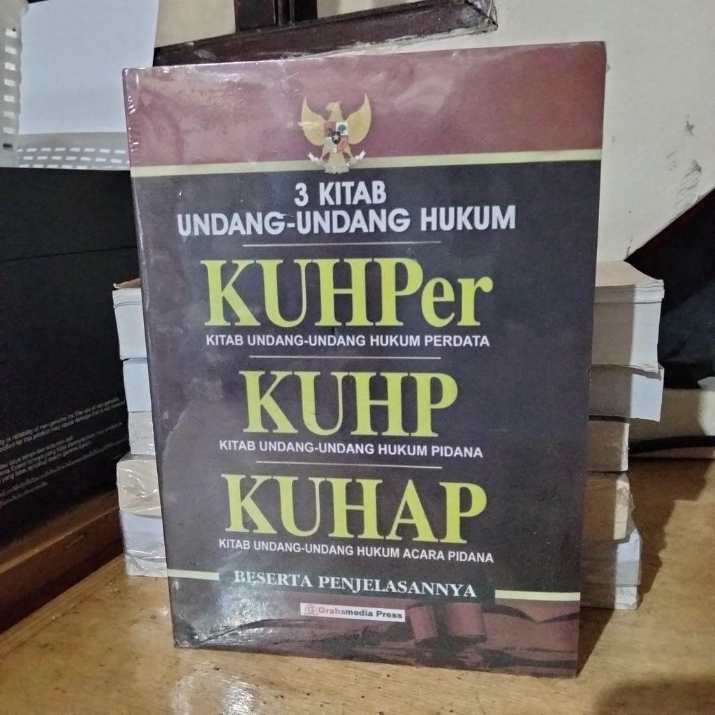 3 Kitab Undang-Undang Hukum KUHPER KUHP KUHAP | Lazada Indonesia