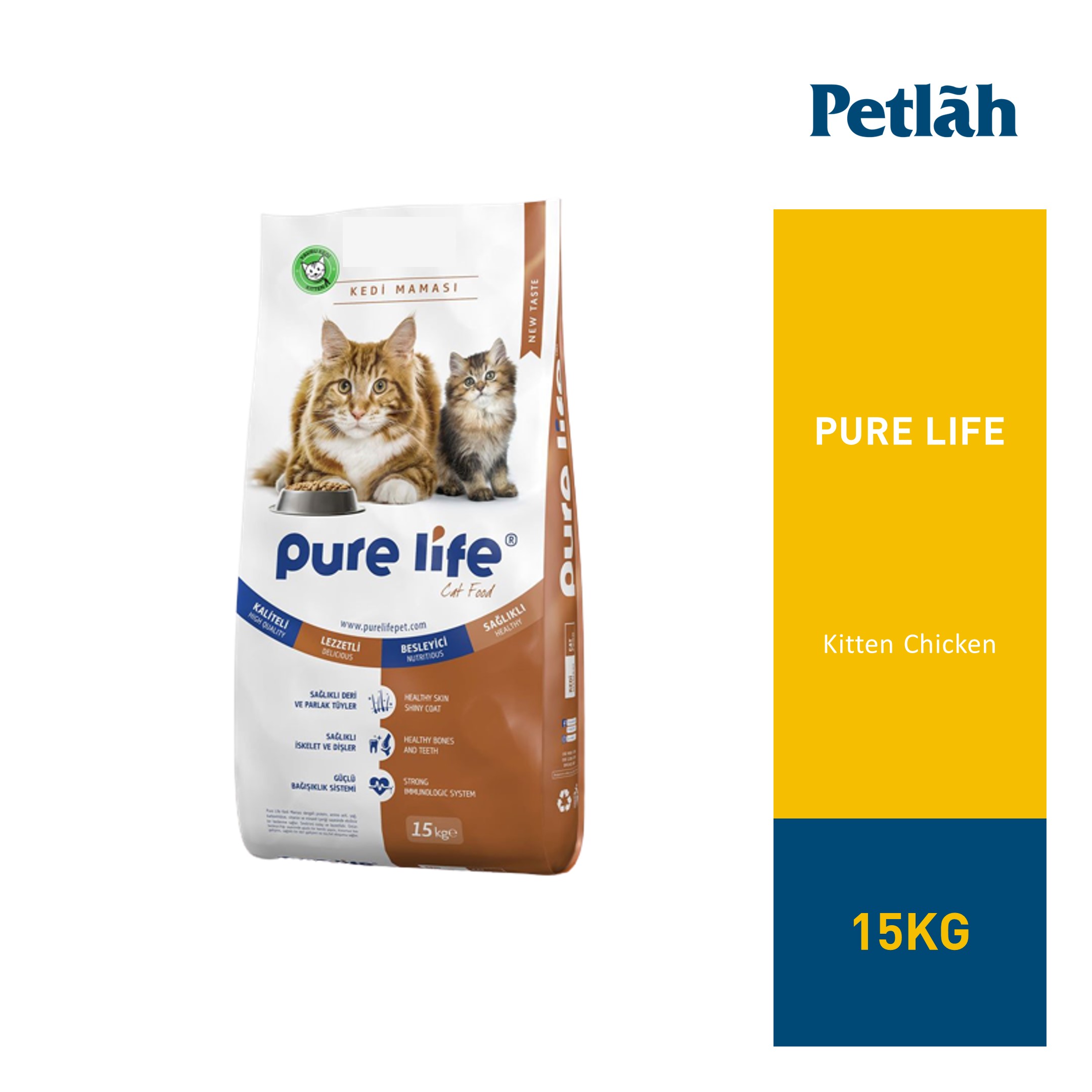 Pure Life Kitten Chicken 15kg | Lazada