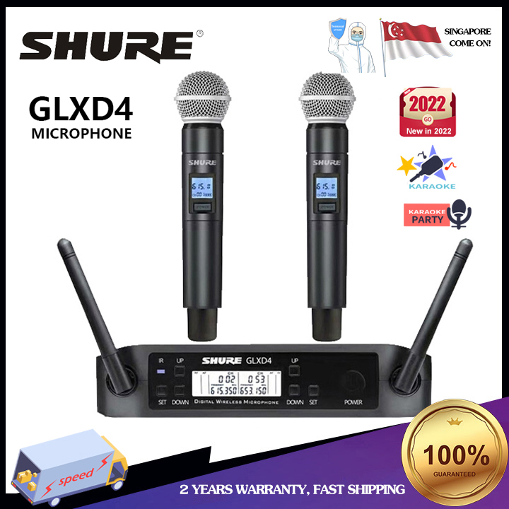 [2 years warranty] Shure glxd4 best-selling wireless microphone stage ...