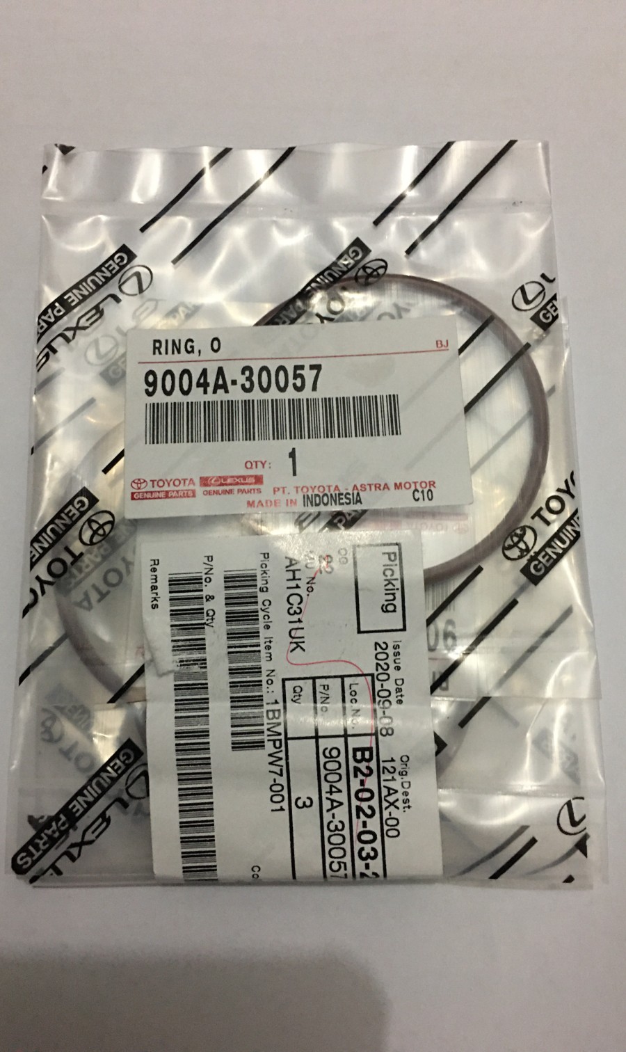 original oring rumah filter oli avanza xenia rush terios original seal ...