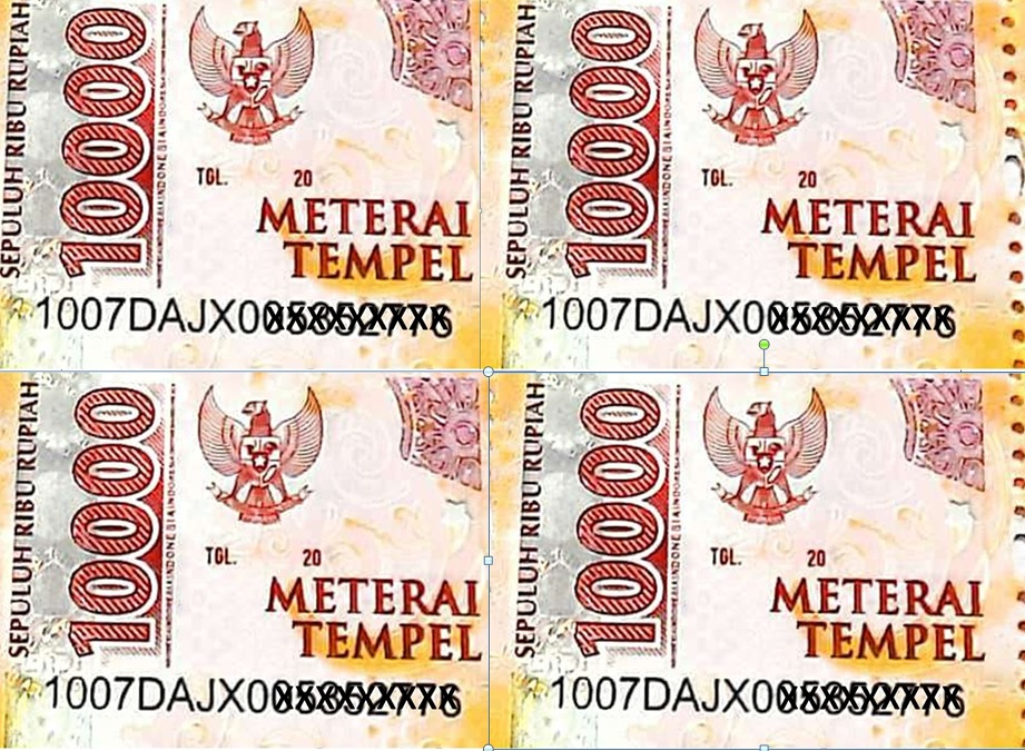 METERAI TEMPEL INDONESIA 10.000, IN STOCK SINGAPORE. FAST SHIPPING ...