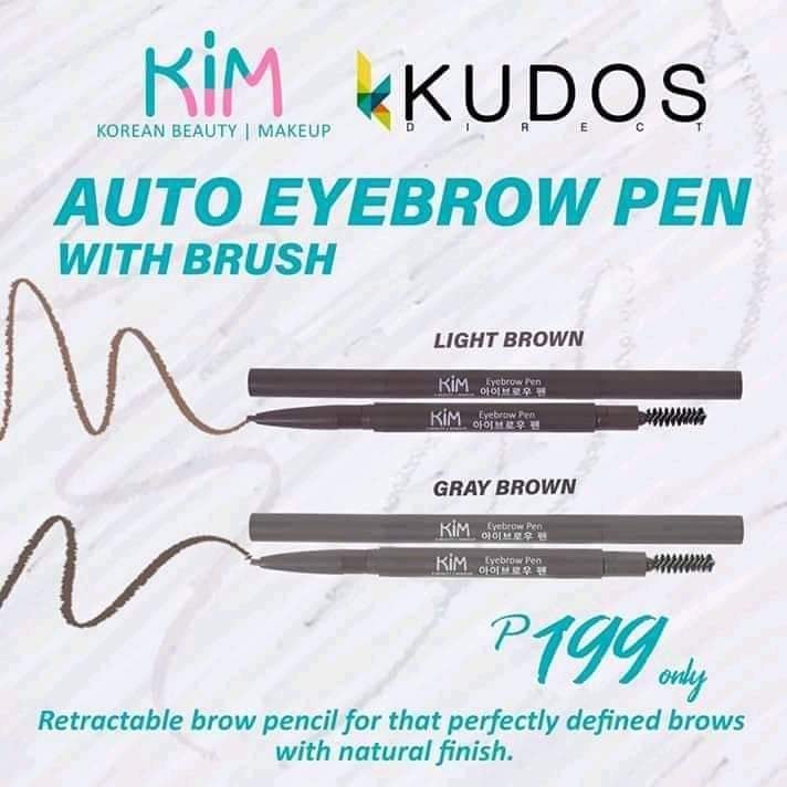 Original KIM Korean Beauty EYEBROW Pencil by KUDOS with FREE GIFT ; SGL ...