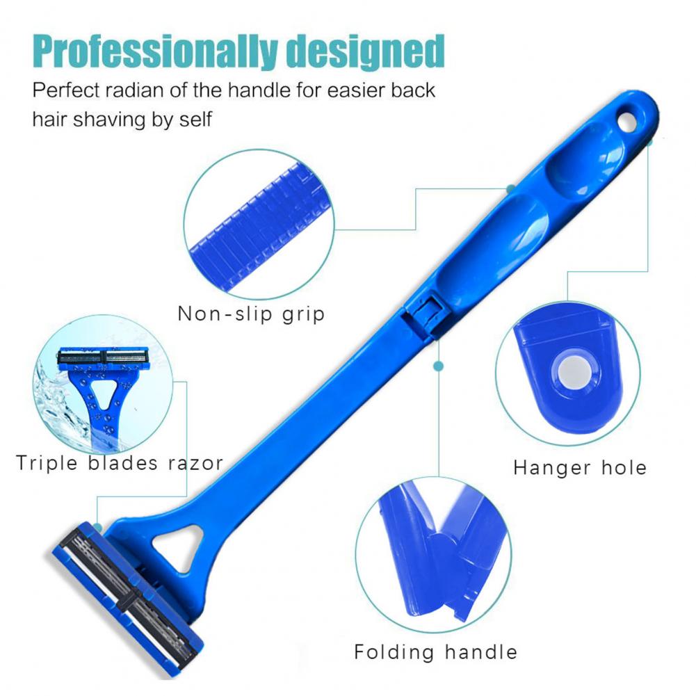 Ergonomic Back Shaver Ergonomic Men's Back Hair Trimmer with Long ...