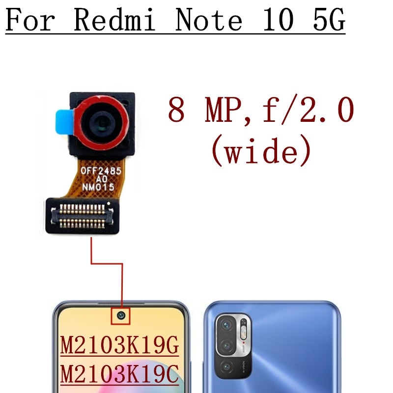 【EcoDealsq】Rear Camera For Xiaomi Redmi Note 10 5G M2103K19G, M2103K19C ...