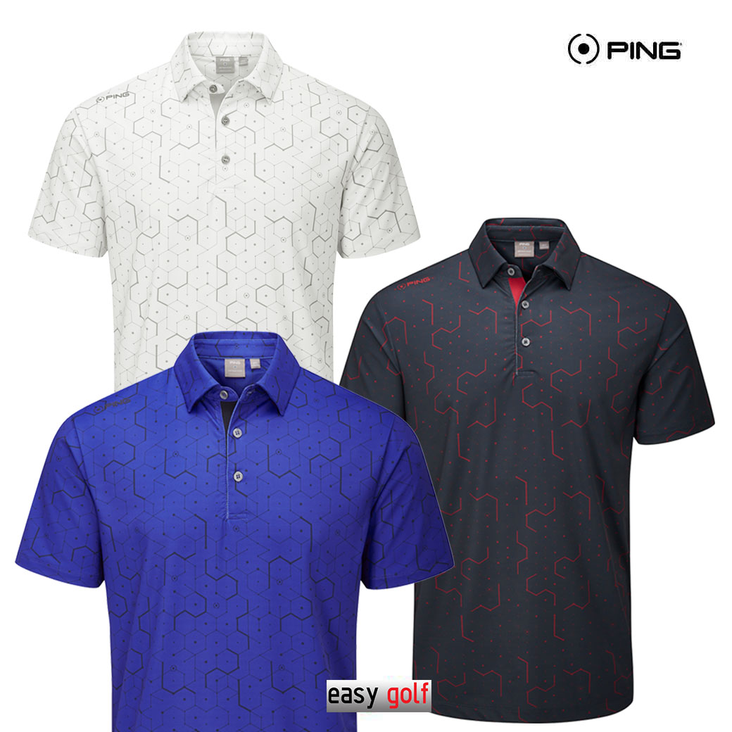 PING HALCYON POLO PING MEN'S POLO เสื้อกอล์ฟผู้ชาย เสื้อกีฬากอล์ฟผู้ชาย ...