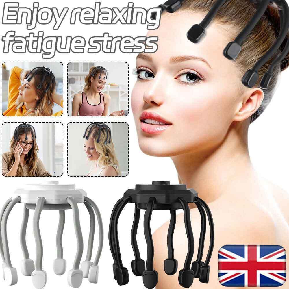 Electric Head Massager Scalp Head Relax Massage Tools Release Head anti ...