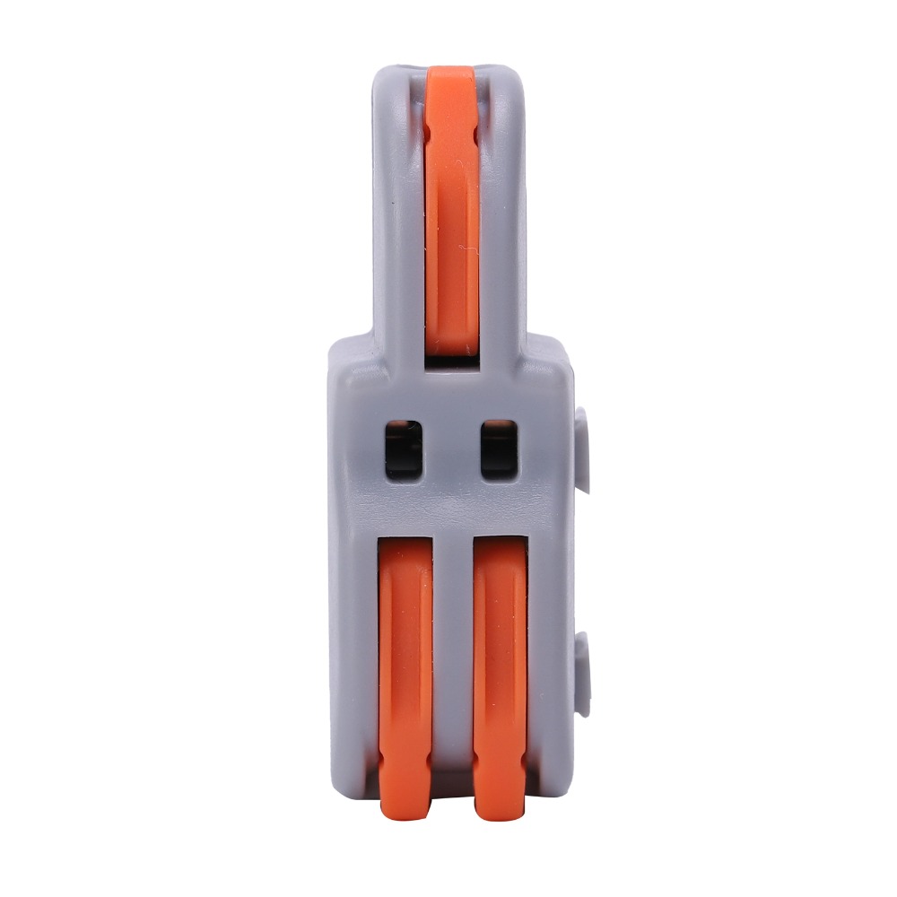 20PCS Quick Connect 1 in 2 out Quick Terminal Block Orange 28-12AWG ...