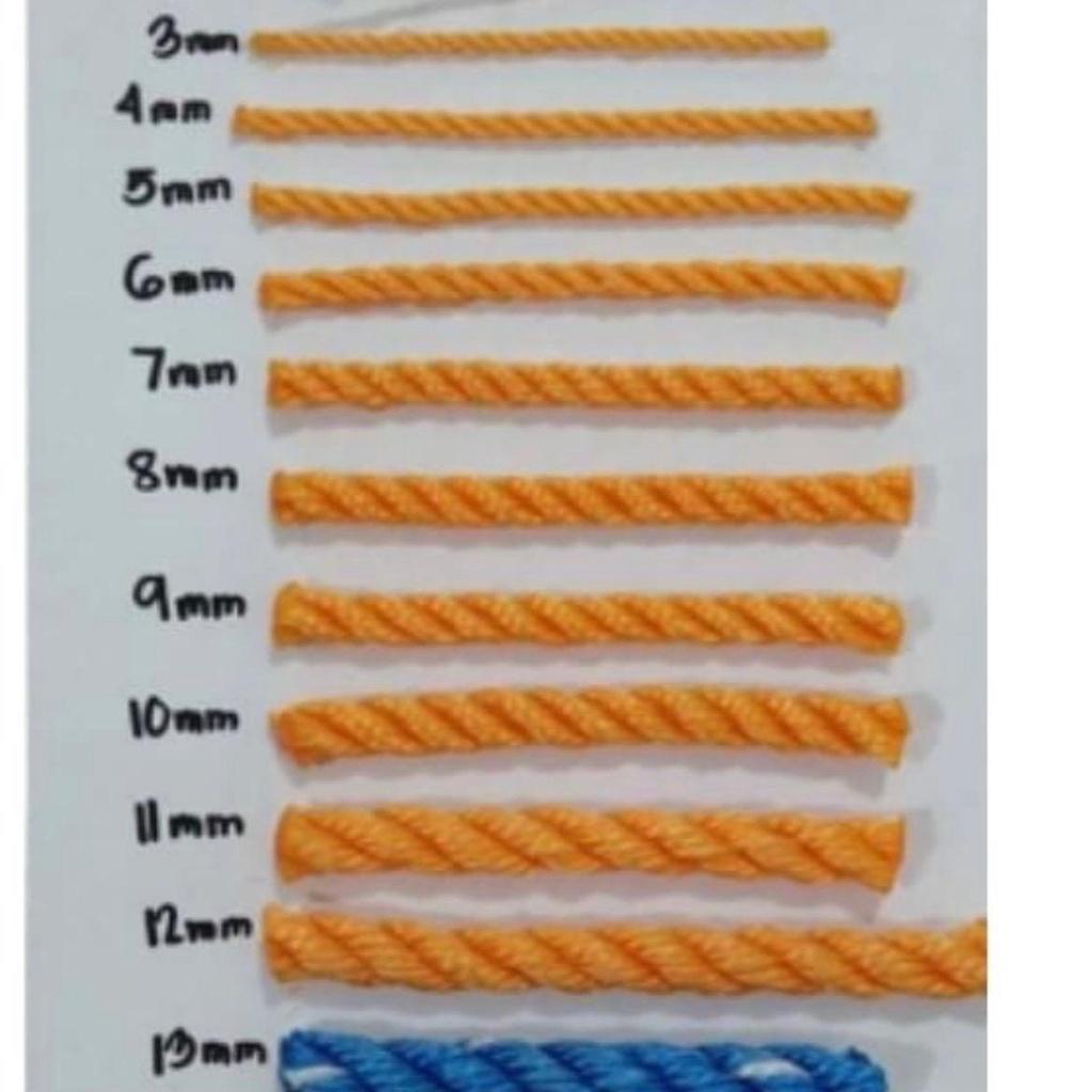 Customized Cut Nylon Rope 200meters (6mm, 7mm, 8mm, 9mm, 10mm, 11mm 12mm) High Quality ...