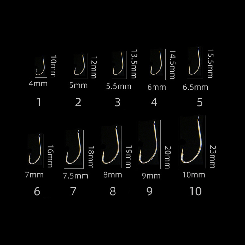 100pcs Boxed White Fox Hooks Barbed Silver High Carbon Steel For ...