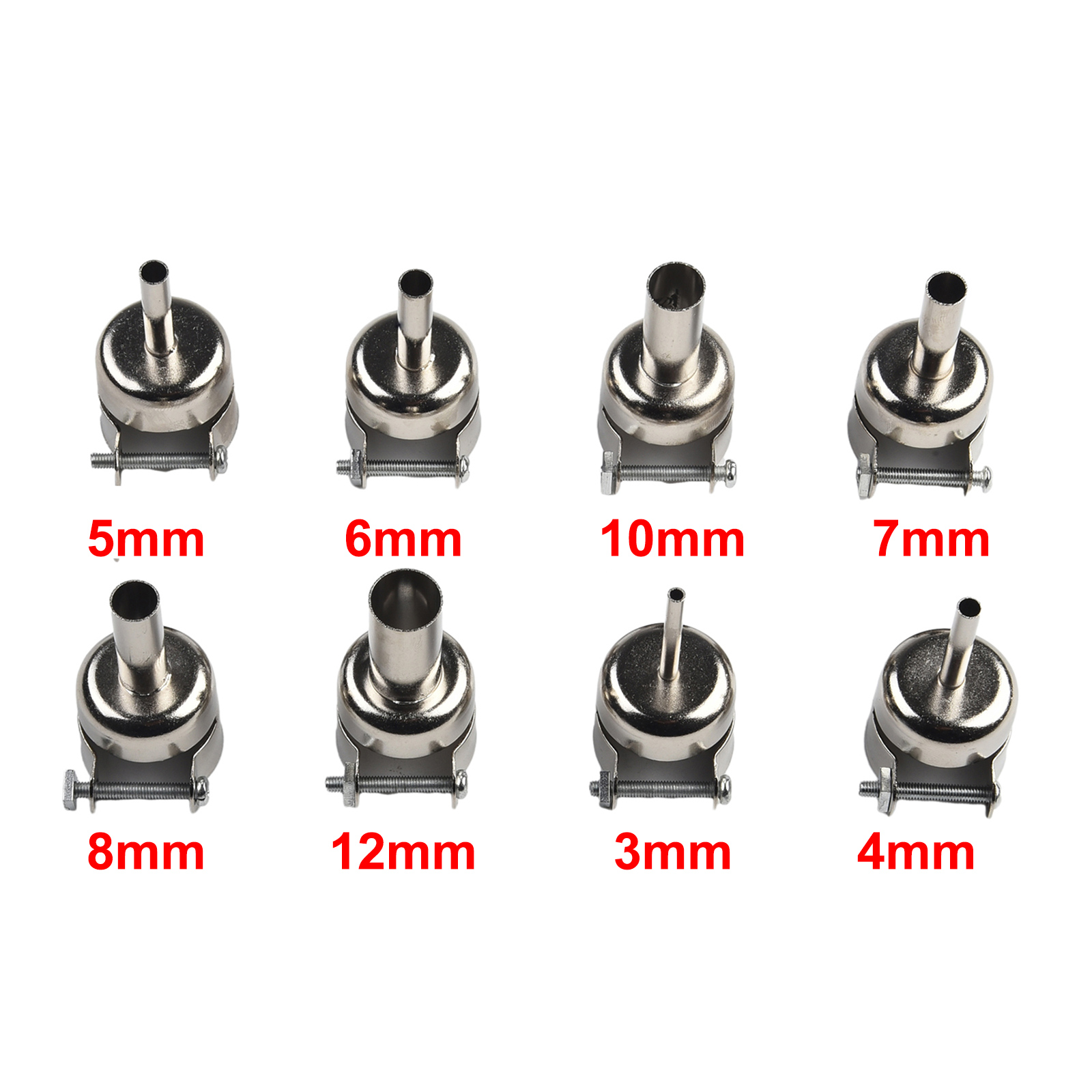 1pc/8pcs/set Nozzles For 850 852d 898 Soldering Station Hot Air Welding ...