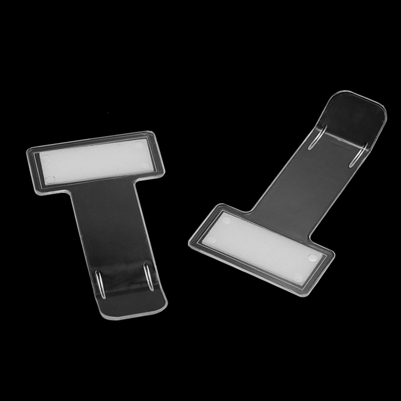2PCS Transparent Car Vehicle Parking Ticket Receipt Permit Card Holder ...