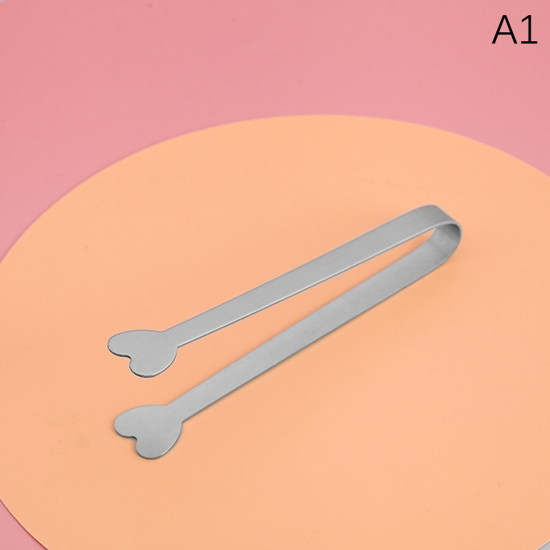 Stainless Steel Mini Food Clips for Sugar Cubes Ice Cube Tweezers Cute ...