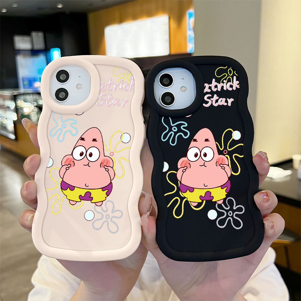Jizetin for Samsung J7 Prime Back Cover Cute Patrick Star Macaron ...