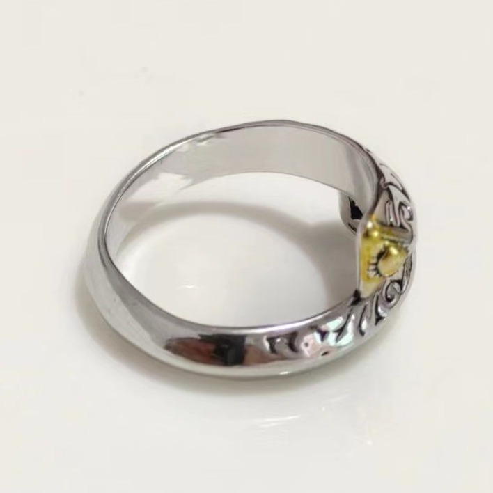 Must-have】Vintage Eye of God Series Spiral Live Ring Men's Fashionable ...