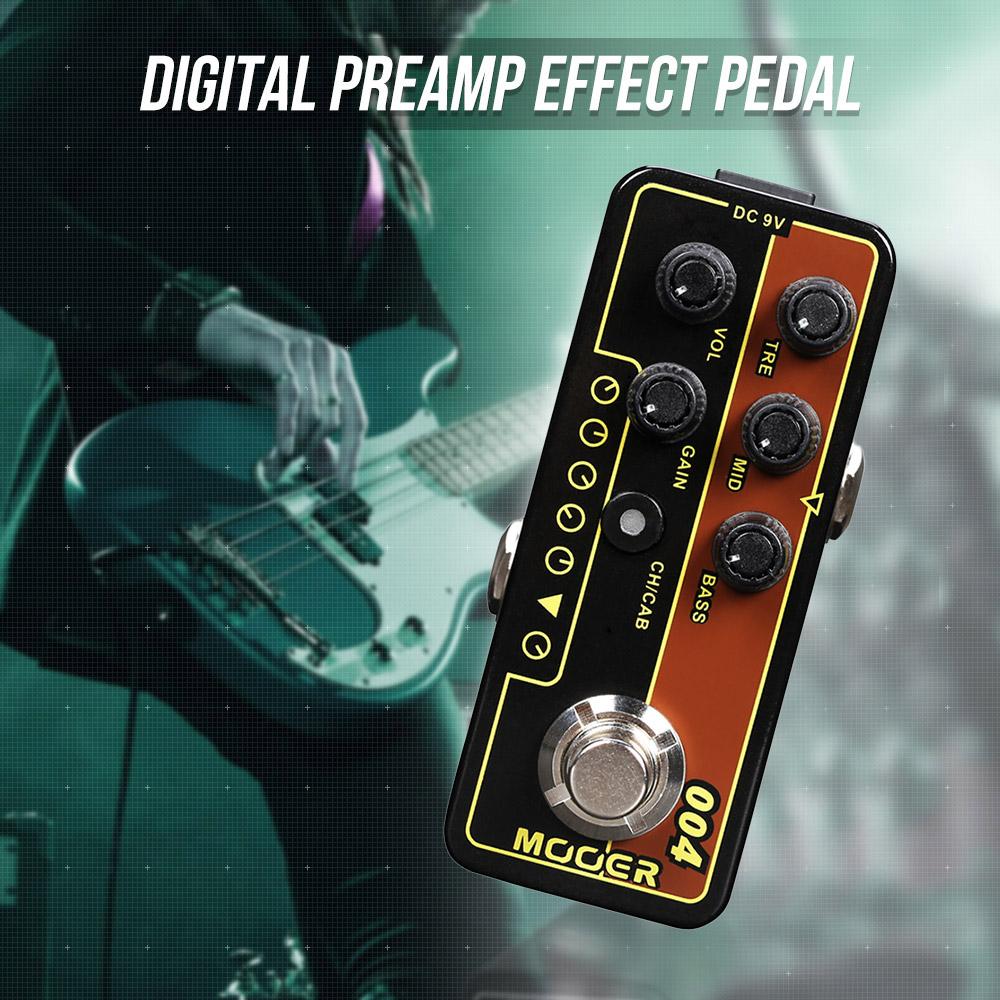 MOOER Micro preamp Series 004 Day Triple 60's UK twang Digital Preamp ...