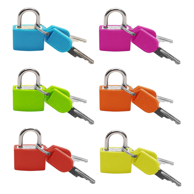 Vintage Pad Lock 5 Sets Mini Antique Treasure Chest Locks With Keys ...