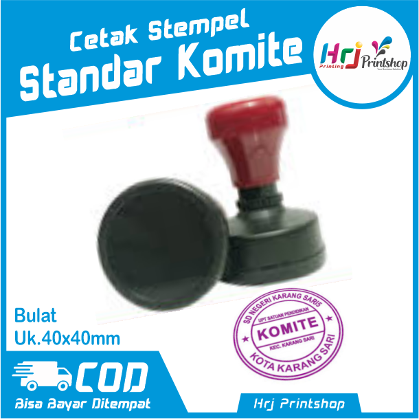 Cetak Stempel Otomatis 1 Warna Ukuran Standar Stempel Dinas | Lazada ...