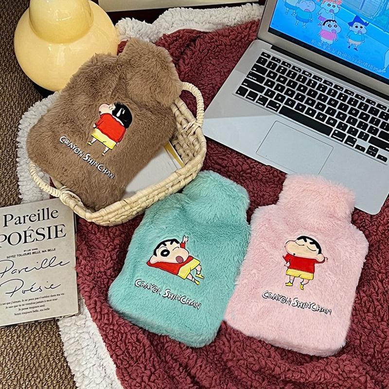 Cartoon Plush Hot Water Bottle Bag Heat Pack Hand Warmer Water Heating ...