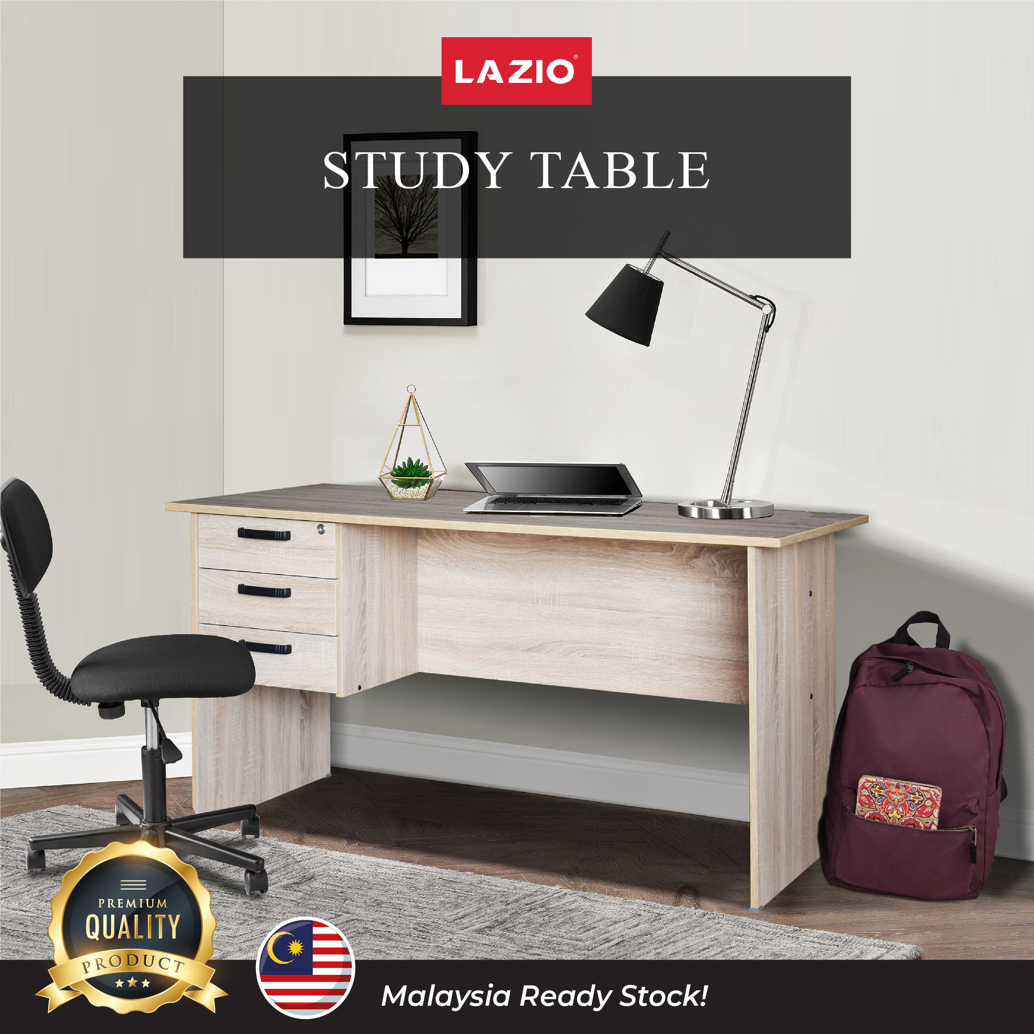 Lazio Sofa Classic & High Quality Writing Study Table Computer Table ...