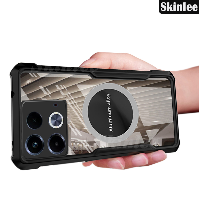 Phone case For infinix Note 40 Pro + Back Cover Clear Shockof with Car ...