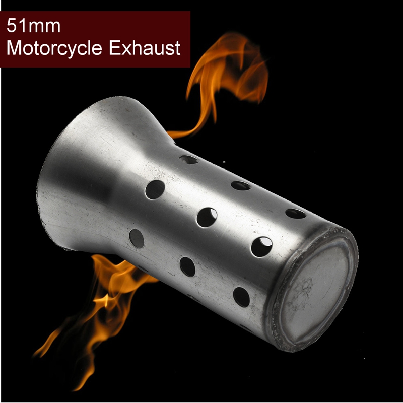 51mm Stainless Highquality Motorcycle Exhaust Muffler Baffle DB Killer ...