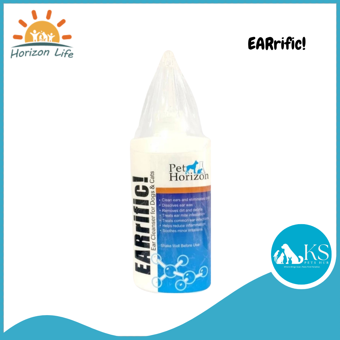 Pet Horizon – EARrific! 140ml Cat Dog Grooming Ear Cleaner | Lazada ...