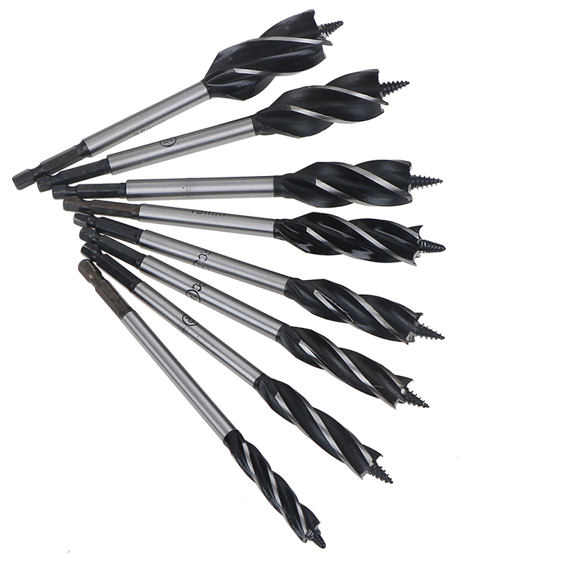 10-25mm Twist Drill Bit Set Wood Fast Cut Auger Carpenter Joiner Tool ...
