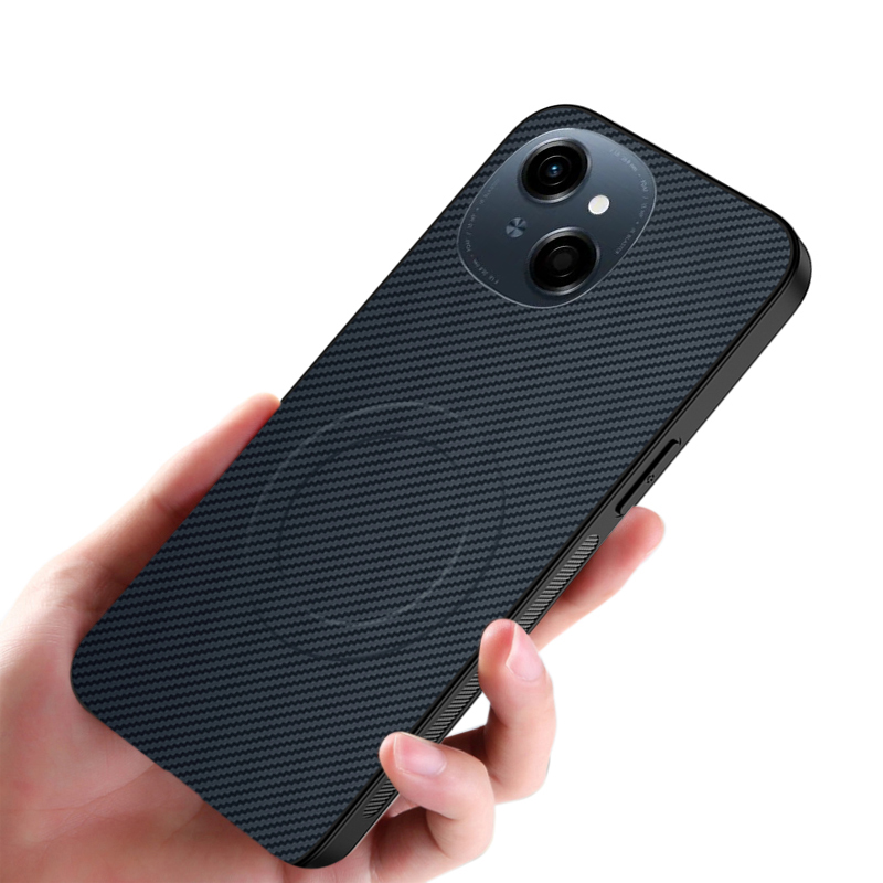 For Tecno Spark 40C case Carbon Fiber magsafe Silicone Anti-fingerprint ...